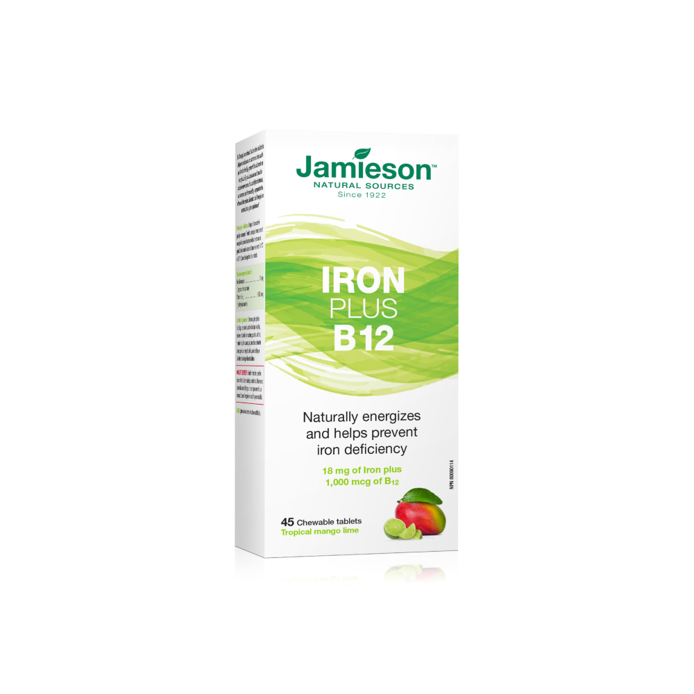 JAMIESON ЖЕЛЕЗО + Б12 x 45 tbl џвакање